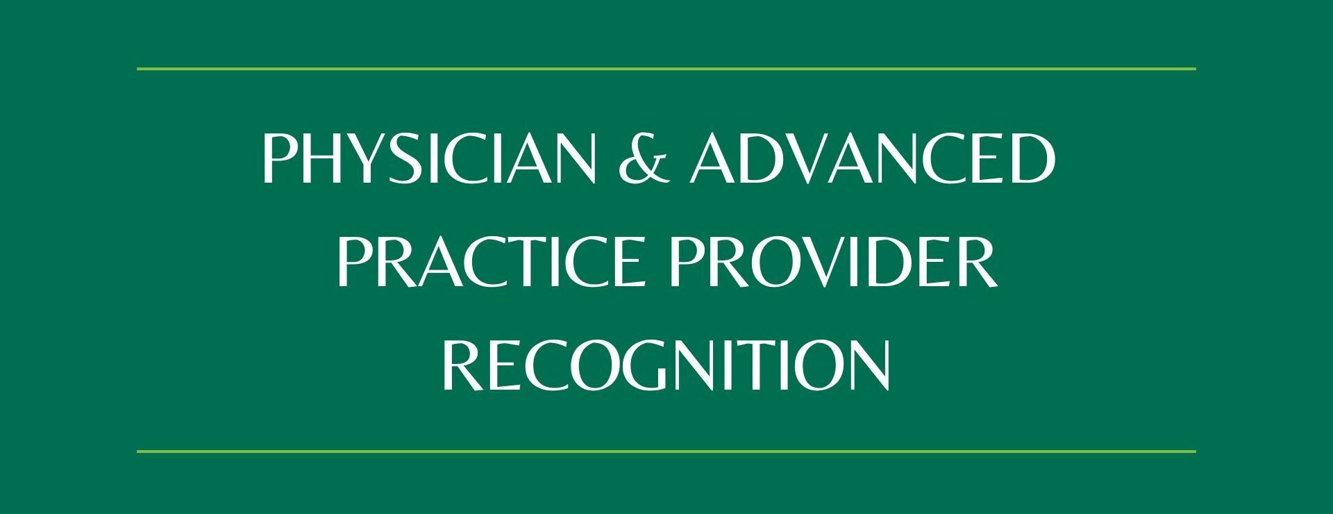 Sparrow Physician & Provider Recognition Dinner